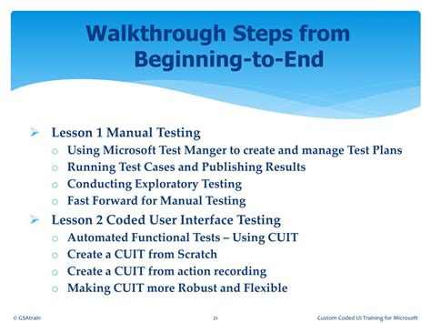 ppt automating coded ui testing using microsoft testing tools in