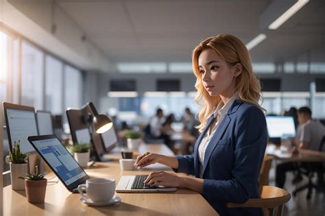 Premium Ai Image The Sentient Office Assistant Ai That Understands