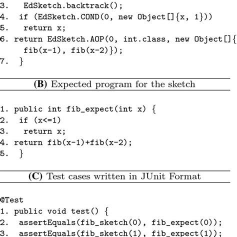 A Sketching Example Of Fibonacci Numbers Using Recursion Download Scientific Diagram