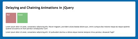 How To Use Delaying And Chaining Animations In Jquery Scmgalaxy