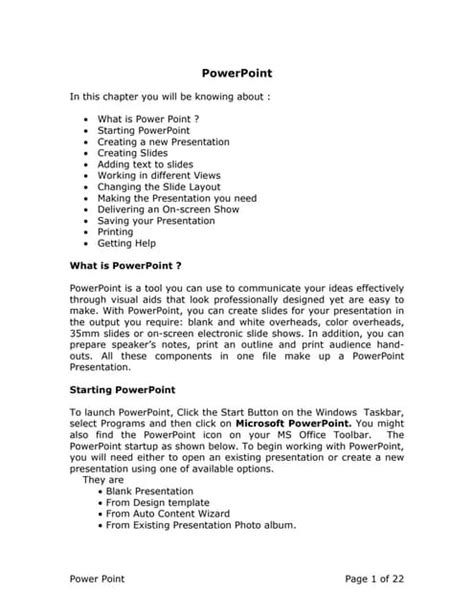 Microsoft Office Powerpoint2007tutorial Pdf Desktop Publishing