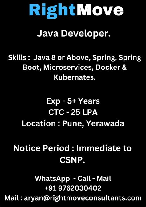 Aryan C On Linkedin Javadeveloper Docker Kubernetes Rightmove Hiringnow