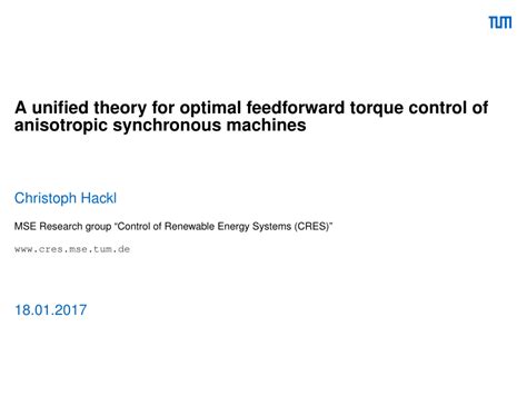 pdf a unified theory for optimal feedforward torque control of
