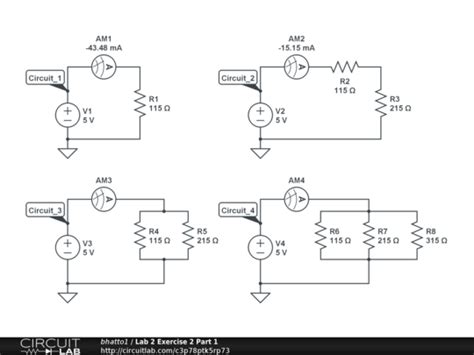Lab 2 Exercise 2 Part 1 Circuitlab
