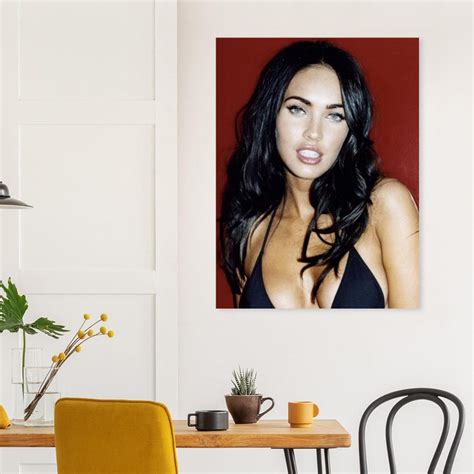 Megan Fox Poster Iconic Celebrity Wall Art For Fashion And Film Lover
