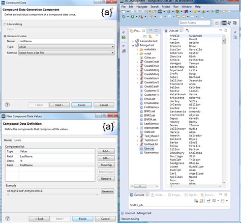 creating test data for mongodb iri