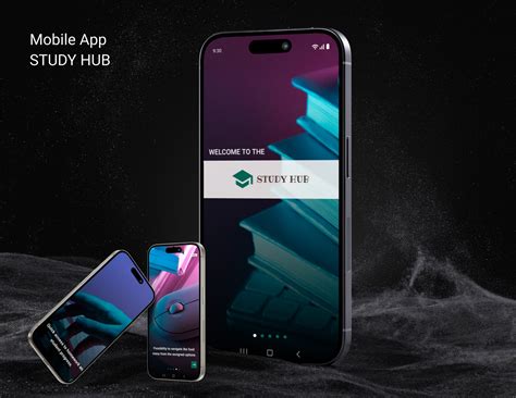 Mobile App Study Hub For School Behance