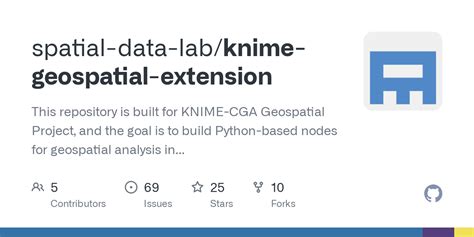 issues · spatial data lab knime geospatial extension · github