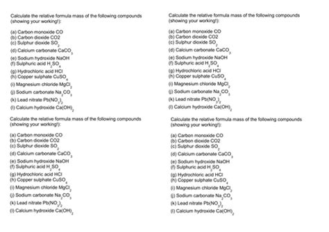 Edexcel 9 1 Igcse Unit 1 E Calculations Quantitative Chemistry Teaching Resources