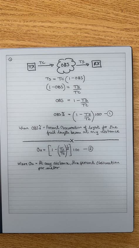 How Do I Calculate Percent Obscuration Per Meter Sean Quilliam Posted On The Topic Linkedin