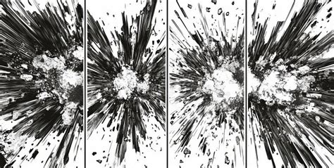 Isolated Cartoon Illustration Of Circular Explosions Rays Of