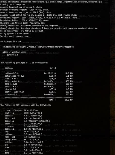 Error About NOT Working Deepchem Issue Deepchem Deepchem GitHub
