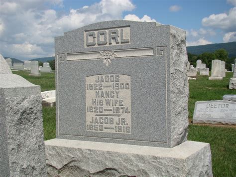 Jacob Corl 1822 1900 Find A Grave Memorial