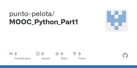 Github Punto Pelotamoocpythonpart1