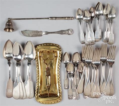 Group Of Coin Silver Flatware Sold At Auction On 28th October Bidsquare