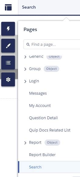 how to add remove global search entities for experience cloud community