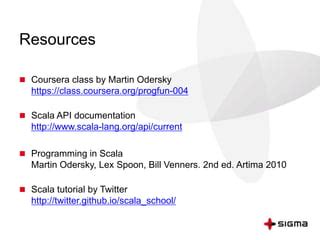 Scala Introduction Pptx Programming Languages Computing