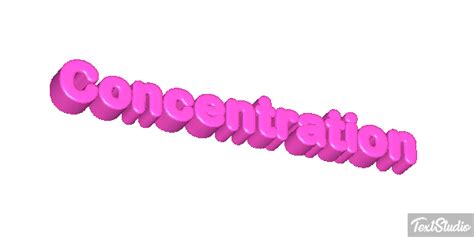 Concentration Word Animated  Logo Designs