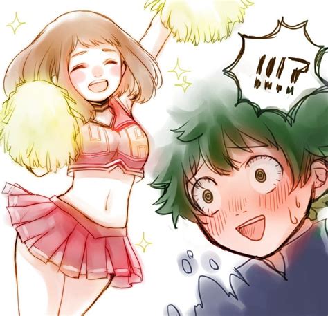 Pin En Midoriya Izukudeku And Uraraka Ochako Izuocha Dekuocha
