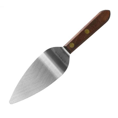 Lamson Walnut Handled 4 Pie And Cake Server Elegant Wave Edge