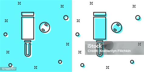 녹색과 흰색 배경에 고립 된 검은 라인 나무 크리켓 박쥐와 볼 아이콘 임의동적 모양 벡터 Championship에 대한 스톡 벡터 아트 및 기타 이미지 Istock