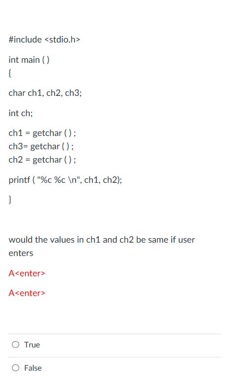 Solved What Is The Problem With This Program Gcc Gives