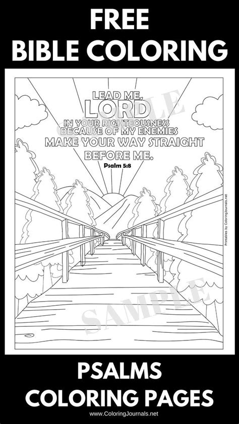 Free Bible Coloring Psalms Coloring Pages Free Bible Bible Coloring