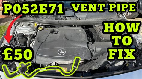 Mercedes P052e71 The Valve For Crankcase Ventilation Has Malfunction