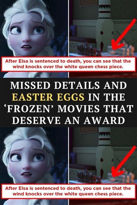 Missed Details And Easter Eggs In The ‘frozen Movies That