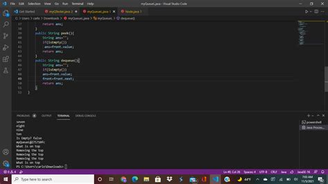 Solved In Java Import Java Util Public Class MyQTester Chegg