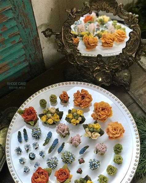 Instagram의 Rhode Cake님 ️로데 케이크🌿 플라워케이크클래스 앙금플라워떡케이크 Flowercakeclass