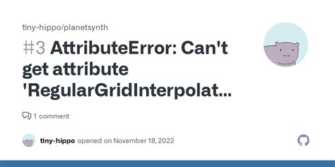 attributeerror can t get attribute regulargridinterpolator on