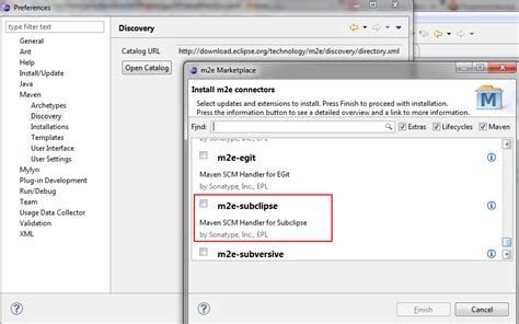Eclipse Maven No Checkout Maven Project From Scm Option Stack Overflow