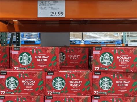 Starbucks Limited Edition Holiday Blend K Cups 72 Count Only 2999 At