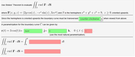 solved use stokes theorem to evaluate curl f ds where f
