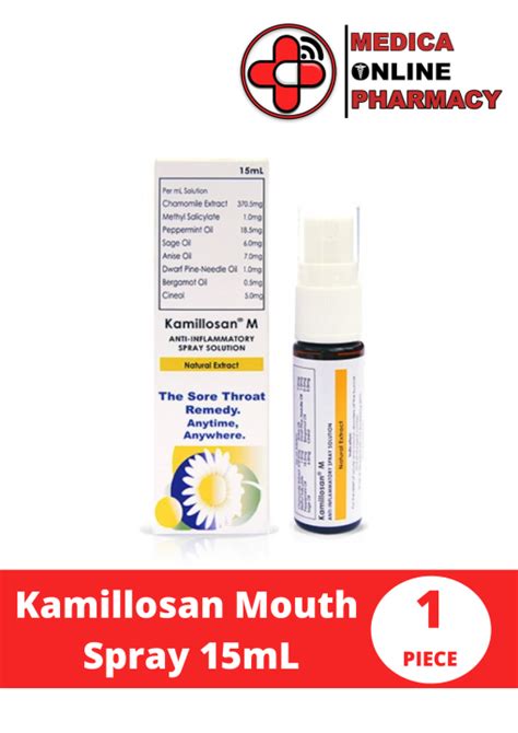 Kamillosan Mouth Spray 15ml Lazada Ph