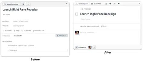 The Task Pane Redesigned • Asana