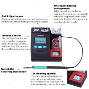 Jabe UD-1200 Precision Intelligent Lead-free Soldering Station - Martview