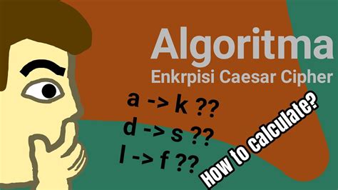 mudah banget ini dia algoritma cara enkripsi caesar cipher youtube