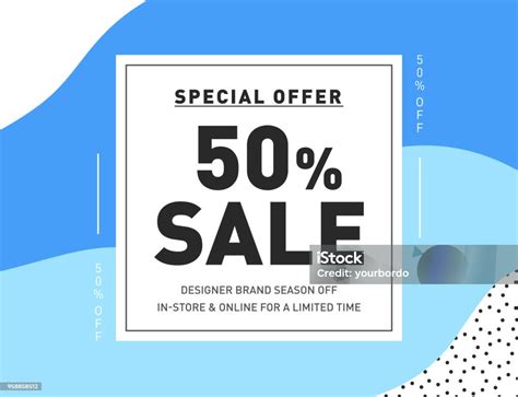 프로 모션 쿠폰 50 입니다 패션 판매 배너입니다 특별 한 제공 여름 할인입니다 판매 배너 서식 파일 디자인입니다 최소화 하 고