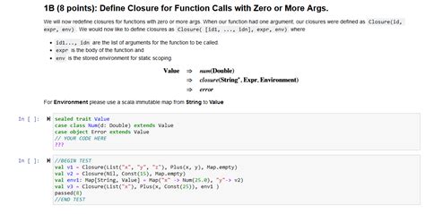 Solved 1B 8 Points Define Closure For Function Calls With Chegg