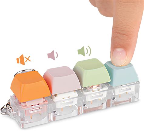 Byhoo Keyboard Fidget 3 Kinds Of Touch Keyboard Fidget Toy Color Fidget