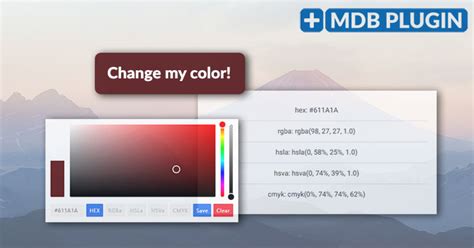 Bootstrap 4 Color Picker Examples And Tutorial