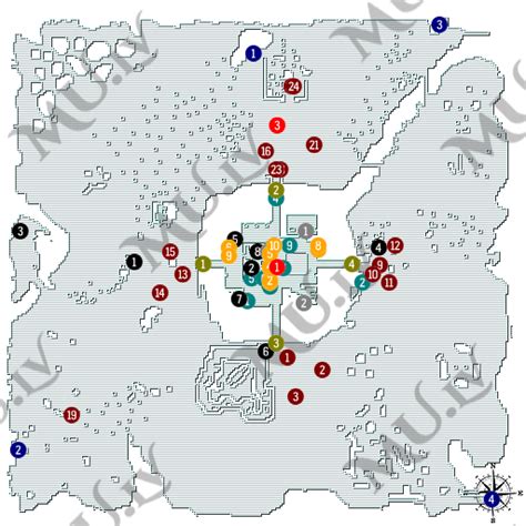 Mu Online Map Guide Season 6 Locations And Monsters