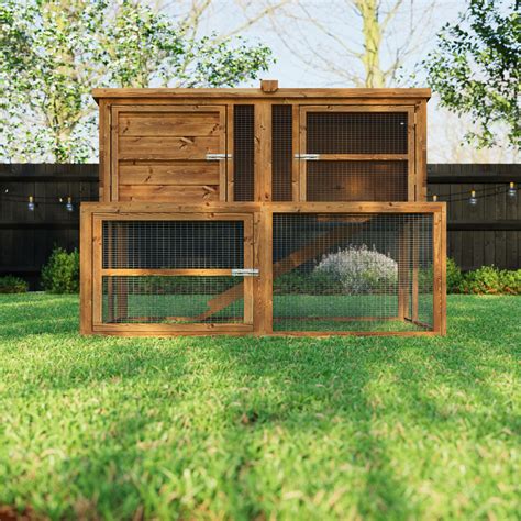 Rabbit Hutch And Run Collection Safe Spacious And Durable Hutches
