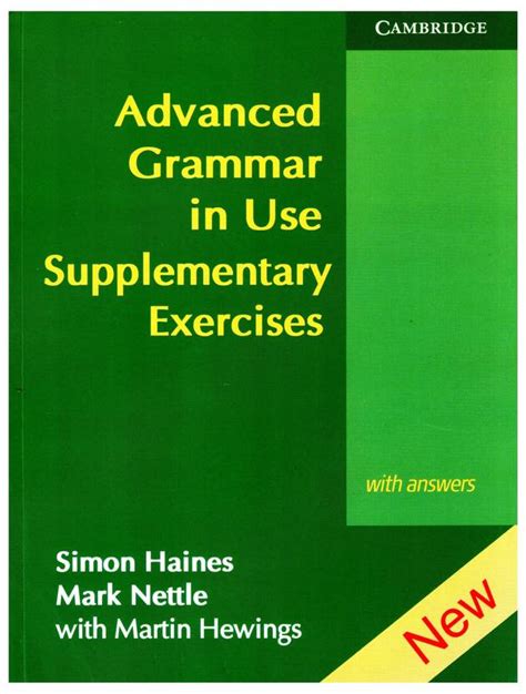 Advanced Grammar In Use Supplementary Exercises 01 Edition Buy Advanced Grammar In Use