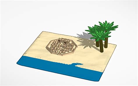 3d Design Sand Village Copy And Try Real Entry Tinkercad