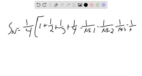 ⏩solveduse Partial Fractions To Calculate The Nth Partial Sum Sn Numerade