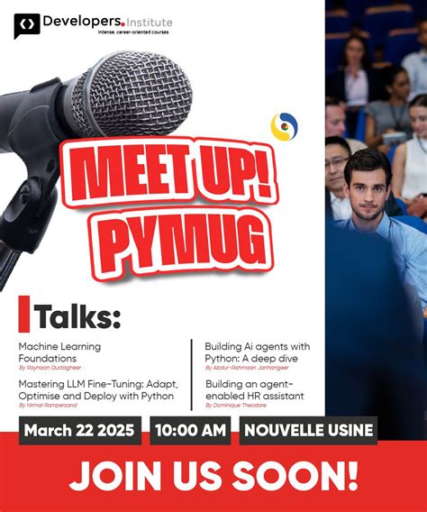 So Happy To Welcome Back Pymug Python Mauritius User Group — And I