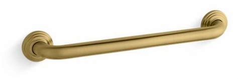Traditional 18 Ada Compliant Grab Bar Vibrant Brushed Moderne Brass